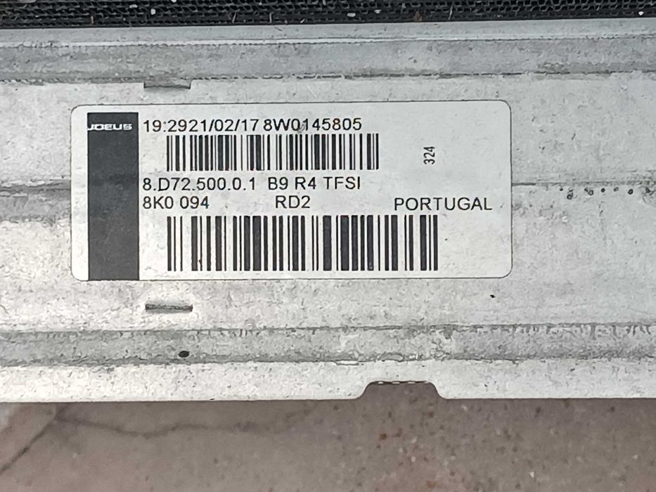 Касета радіаторів в зборі панель передня Audi A4 B9 17 рік 2.0tfsi Б9 ...