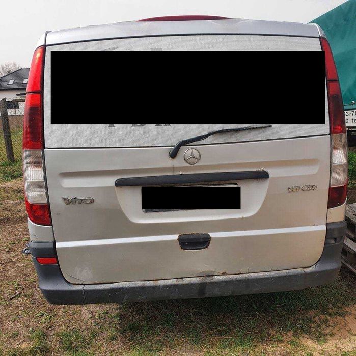 Mercedes Vito W639 klapa tylna kompletna kolor srebrny Krotoszyn • OLX.pl