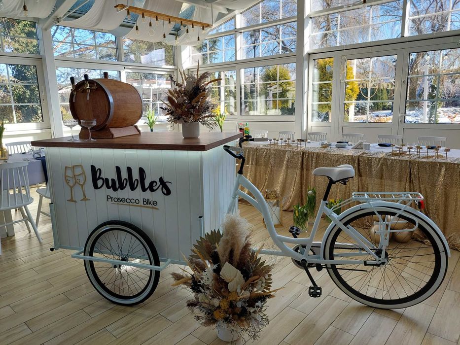 Bubbles Prosecco Bike mobilny drink bar/ Wesele/event firmowy /Imprezy ...
