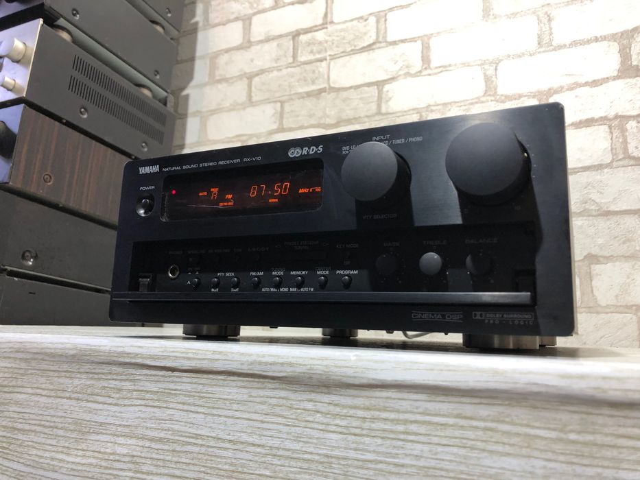 AM/FM Стерео ресивер/підсилювач Yamaha RX-V10 2x55Вт б/у з Німеччини: 3 ...