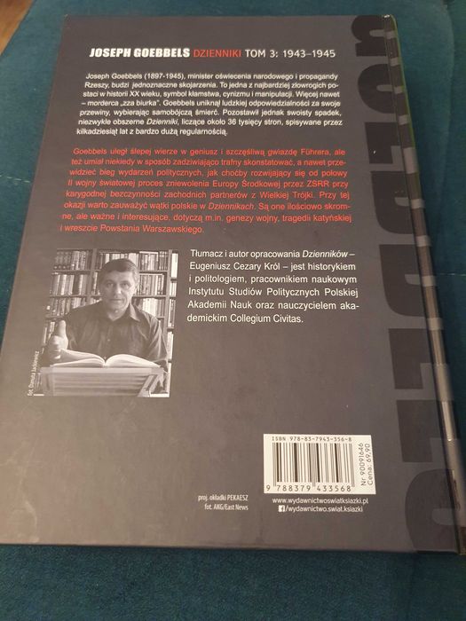 Goebbels Dzienniki. Tom 3 Chorzów • OLX.pl