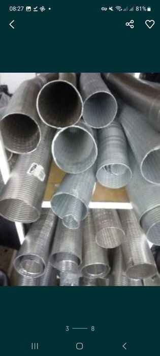 Гофра жаростойкая, гофрорукав, металорукав, для выхлопных газов выхлоп ...