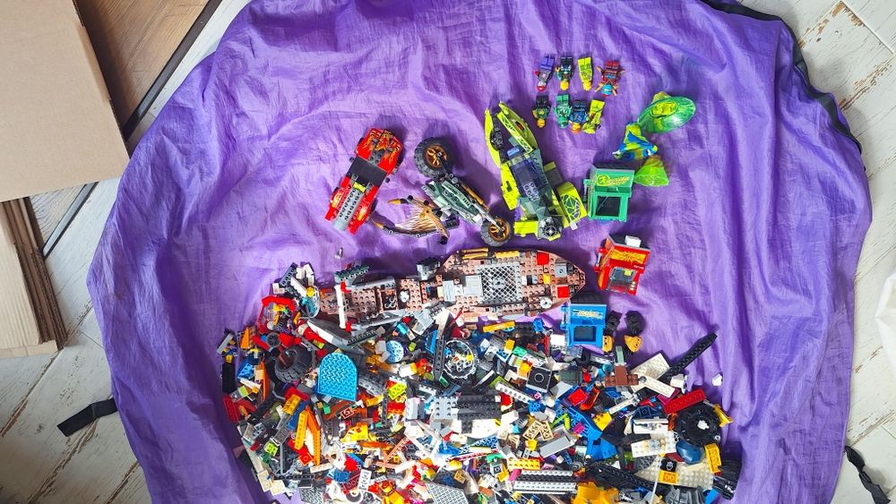 Lego 4 kg ninjago 8 ludzików dla chlopaka 007 Reda • OLX.pl