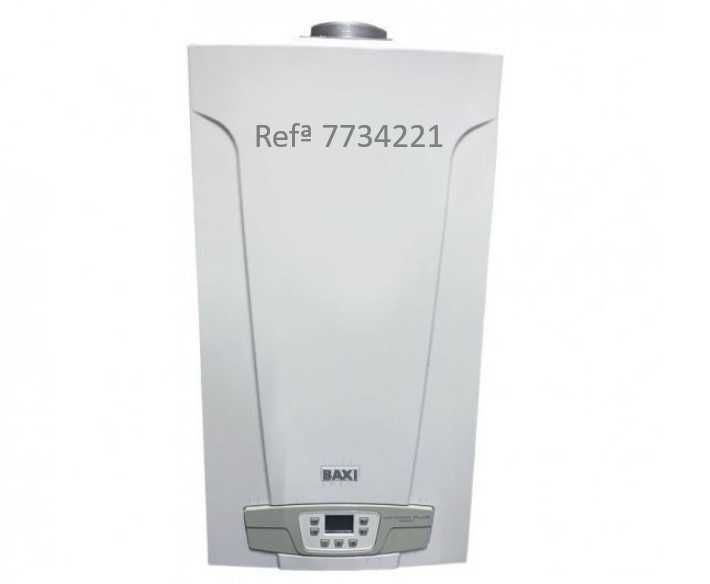Caldeira Baxi/Roca Victoria Plus exaustão natural ventilada Lumiar ...