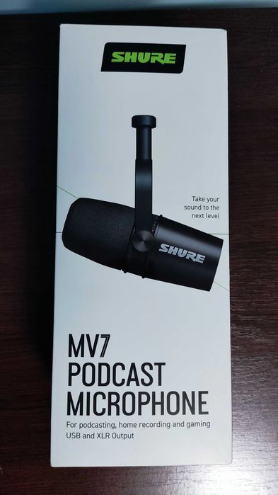 NOWY, NIEUŻYWANY Shure MV7-K - mikrofon dynamiczny do podcastów Olsztyn ...