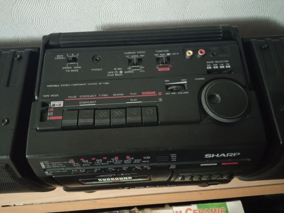 Продам sharp wf-380h (bk) рабочий sharp wq-t237 по запчастям: 3 200 грн. - Магнітоли Одеса на Olx
