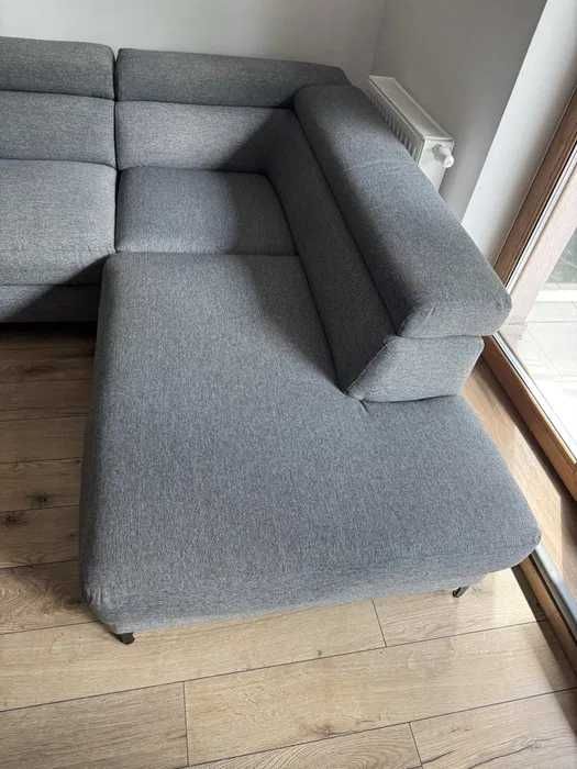 Narożnik Kanapa Sofa Szary Rogówka Z funkcją spania Schowek Bytom • OLX.pl