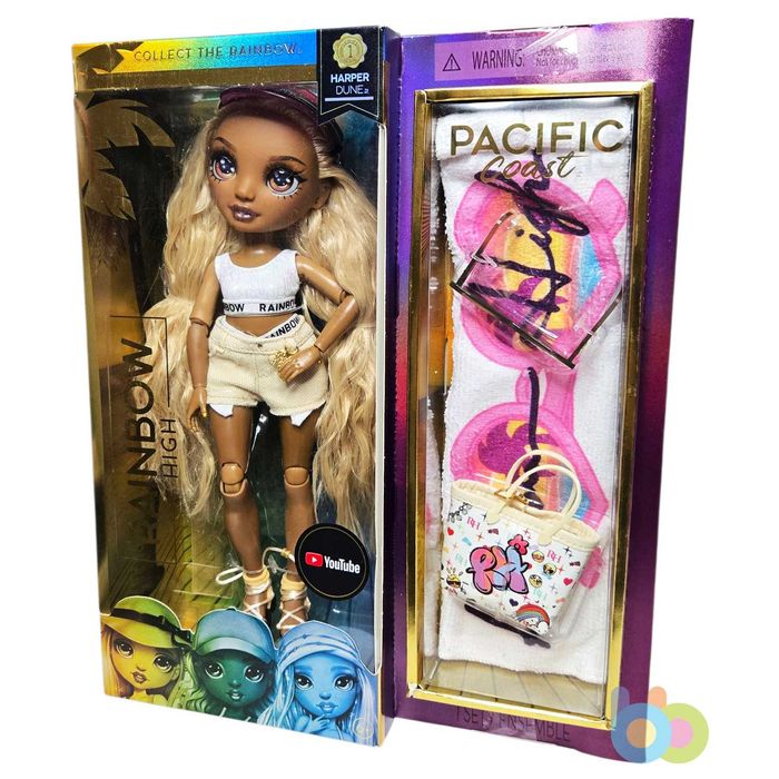 Лялька Рейнбоу Хай Харпер Дюна Rainbow High Pacific Coast Harper Dune ...