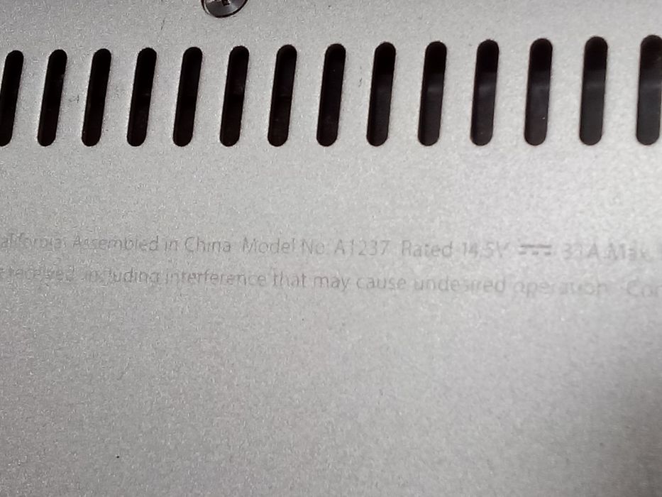 Ноутбук Apple MacBook Air "A1237": 2 750 грн. - Ноутбуки Запоріжжя на Olx