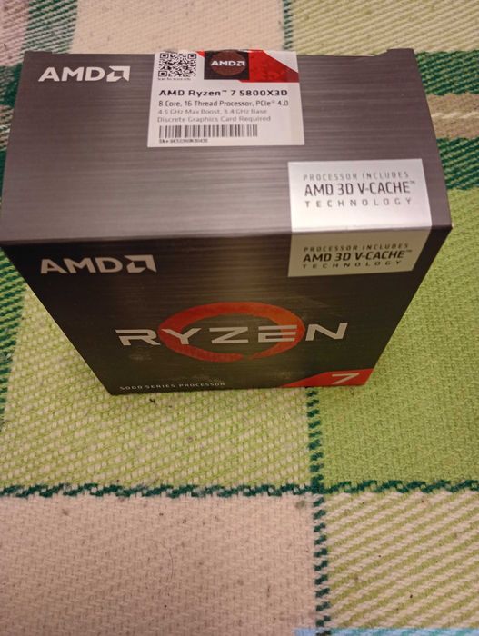 Процессор Ryzen 7 5800X 3D: 11 500 грн. - Комплектуючі та запчастини ...
