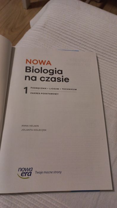 Nowa biologia na czasie 1 zakres podstawowy edycja 2024 Kolonia Zamieńska • OLX.pl