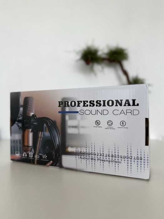 Професійна звукова карта Audiophile usb audio interface: 3 000 грн ...