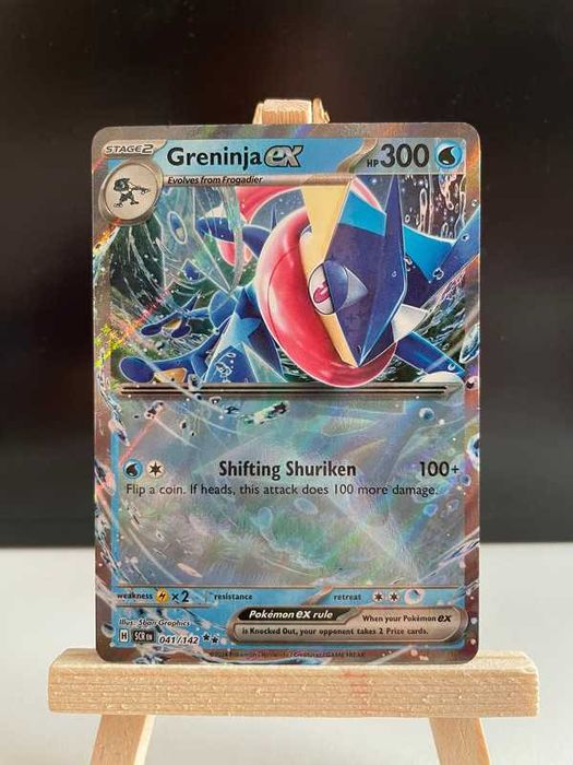 Karta Pokemon TCG Greninja ex SCR 041 Stellar Crown Poznań Grunwald • OLX.pl