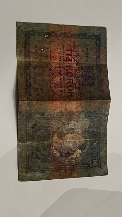 Banknot 10 tiz koron 1904 roku unikat Bielsko-Biała • OLX.pl