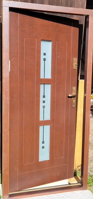 Drzwi drewniane zewnętrzne Kolbuszowa • OLX.pl