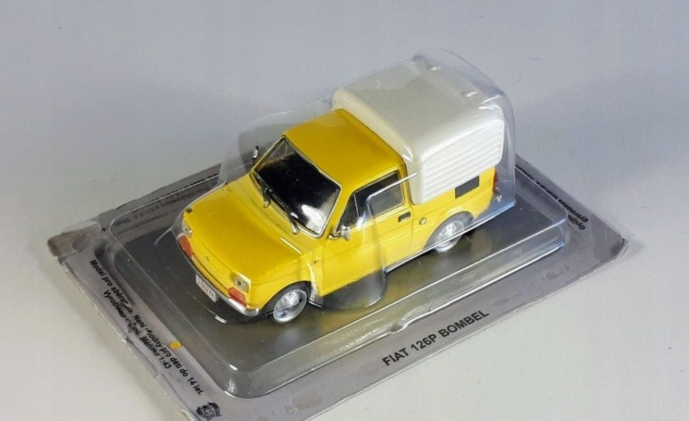 FIAT 126p BOMBEL 1983 Kultowe Auta PRLu DeAgostini skala1:43 Łódź ...