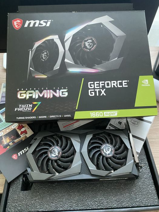 Nvidia GTX 1660 Super MSI Super Gaming X: 6 000 грн. - Комплектуючі та аксесуари Вараш на Olx