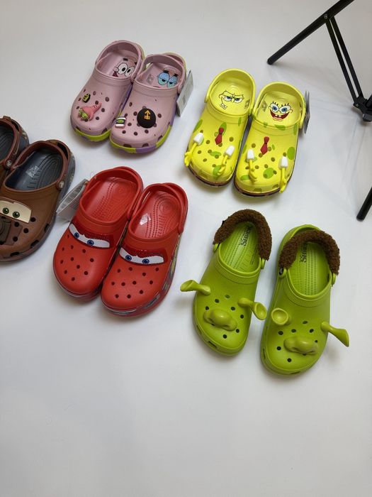 Crocs x McQueen, Mater, Shrek, SpongeBob, Patrick / classic clog крокси ...