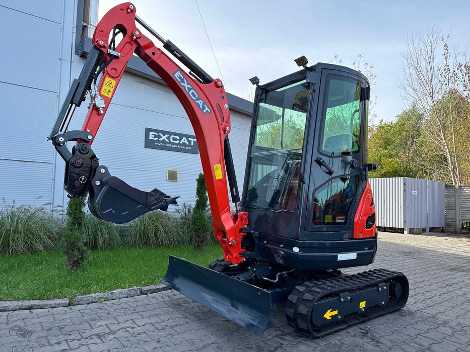 MINIKOPARKA EXCAT X22S Silnik YANMAR Waga 2,2T Leasing, Kredyt HIT ...