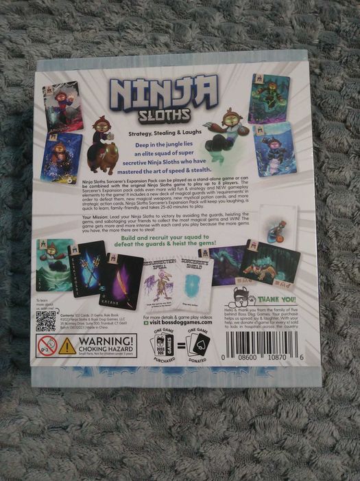 Ninja Sloths + Sorcerer’s Expansion Pack | NOWA | ENG | Leniwce Ninja ...
