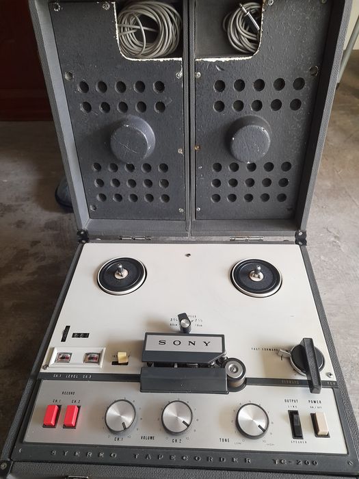 Sony TC-200 vintage gravador de rolo Oliveira do Douro • OLX.pt