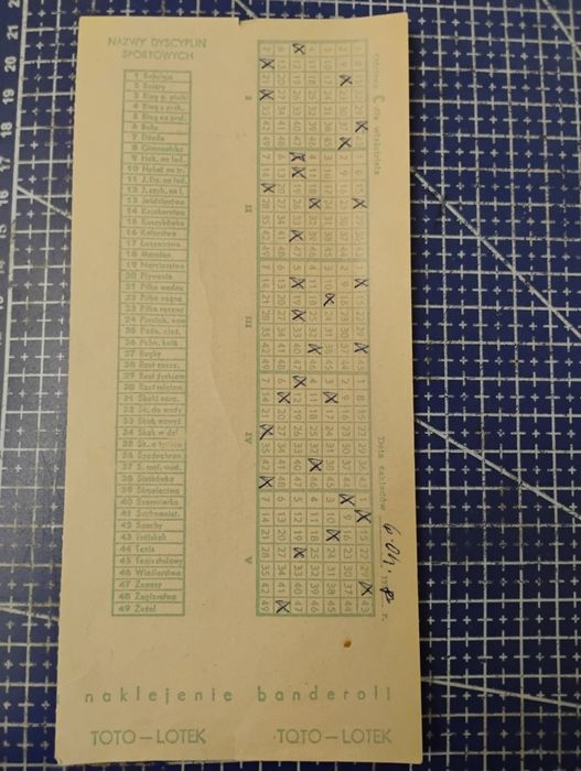 Toto-Lotek kupon PRL oryginał Andrychów • OLX.pl