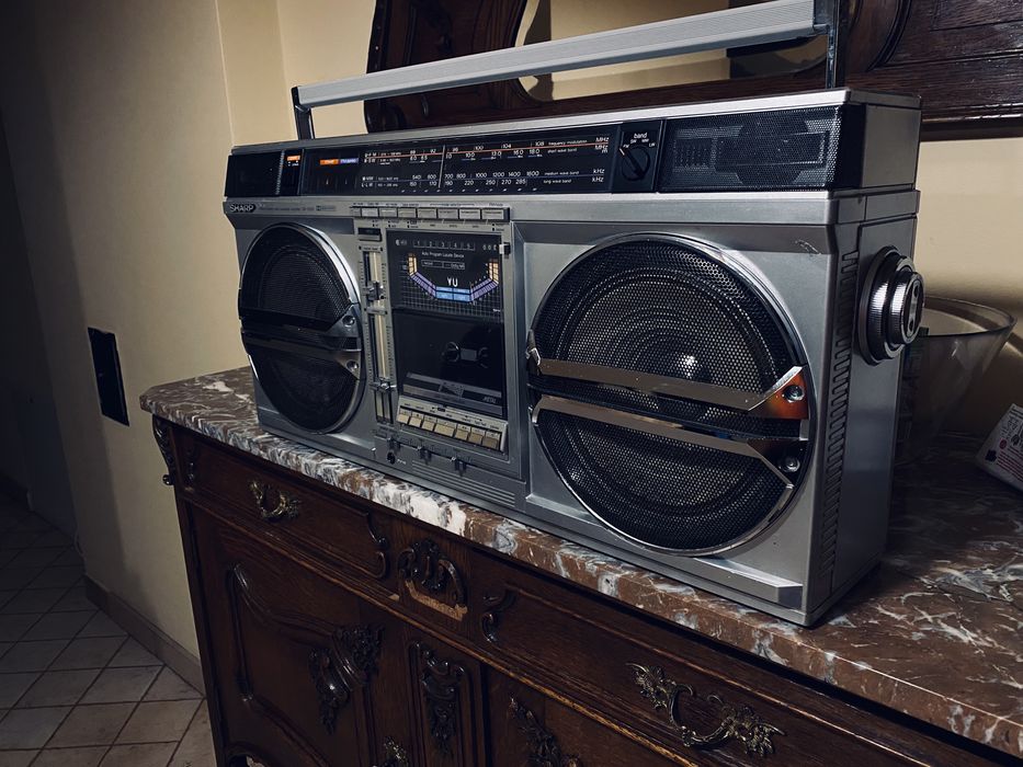 Sharp GF-9000 ghettoblaster boombox radiomagnetofon Wólka Pracka • OLX.pl