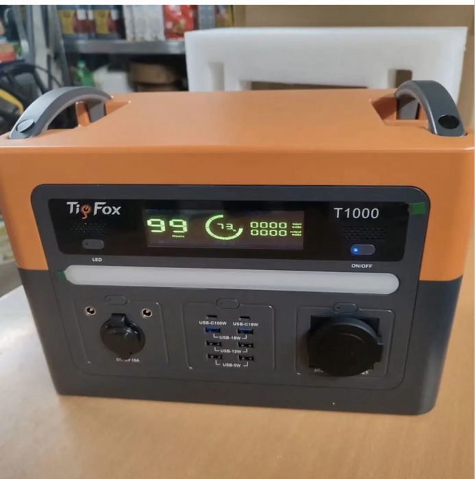 Tig Fox T1000 Портативна зарядна станція для будинку квартири 1000 Вт ...