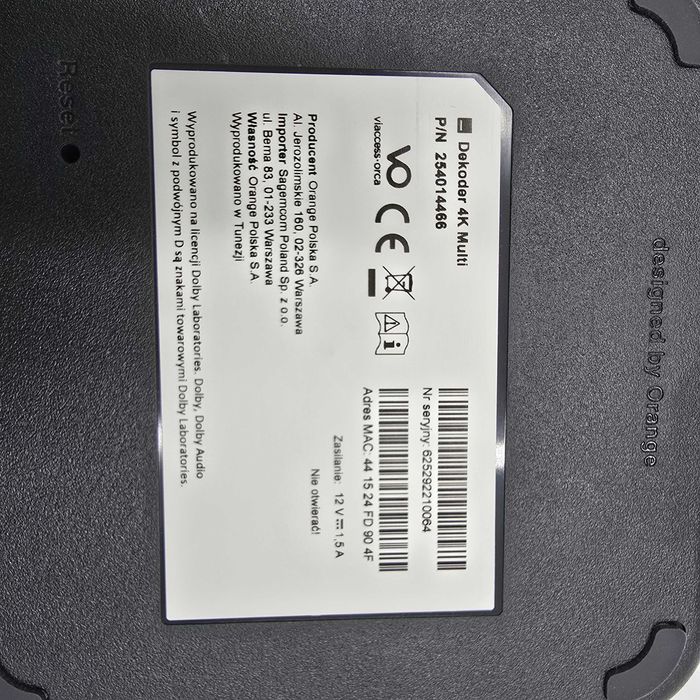 Dekoder ORANGE 4K Multi ANDROID TV Wifi 6 SMART Okazja! Sosnowiec • OLX.pl