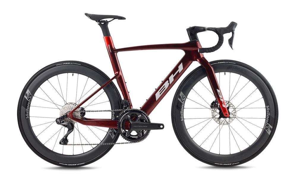 Rower szosowy BH Bikes Aerolight 7.0 Ultegra Di2 rozm. M czerwony RCR Warszawa Białołęka • OLX.pl