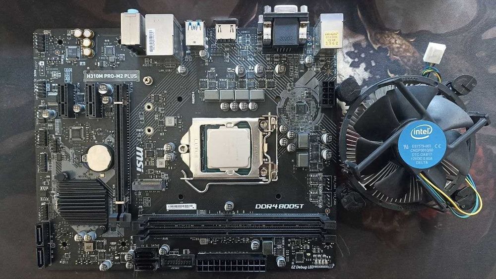 I3 9100F + H310M PRO-M2 PLUS: 2 000 грн. - Комплектуючі та аксесуари Кривий Ріг на Olx