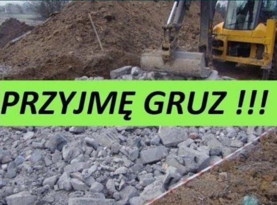 Przyjmę gruz, udostępnie plac, podstawie auto Kłomnice • OLX.pl