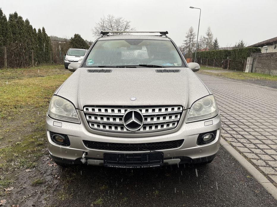 Mercedes W164 ML Kompletny Przód Maska Lampa Zderzak Błotnik 723 ...