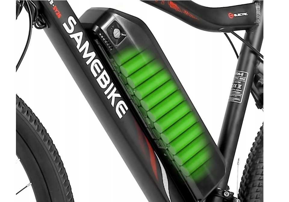 Rowery elektryczne Górskie SAMEBIKE SY26-II 36V 250W 25KM/H 80KM 26 ...