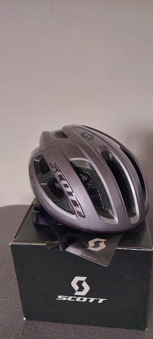 Kask rowerowy scott supra road Pabianice • OLX.pl