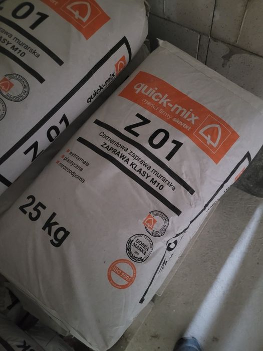 Zaprawy murarskie M10 i do cienkowarstwowa do silikatu Łódź Widzew • OLX.pl