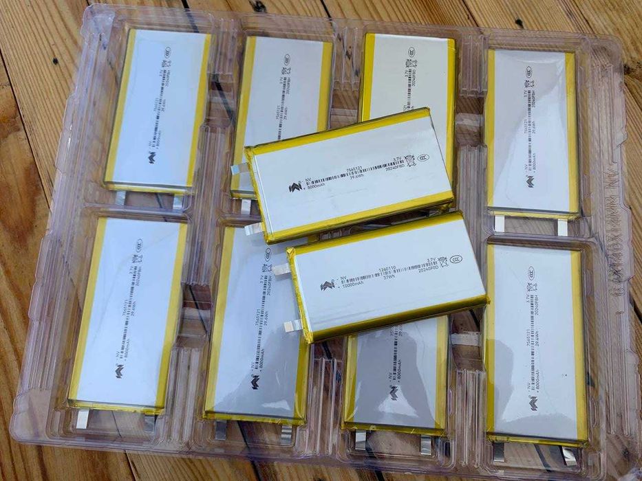 Акумулятор літій-полімерний павербанк 3.7v li-pol li-ion 10000mah 2024: ...