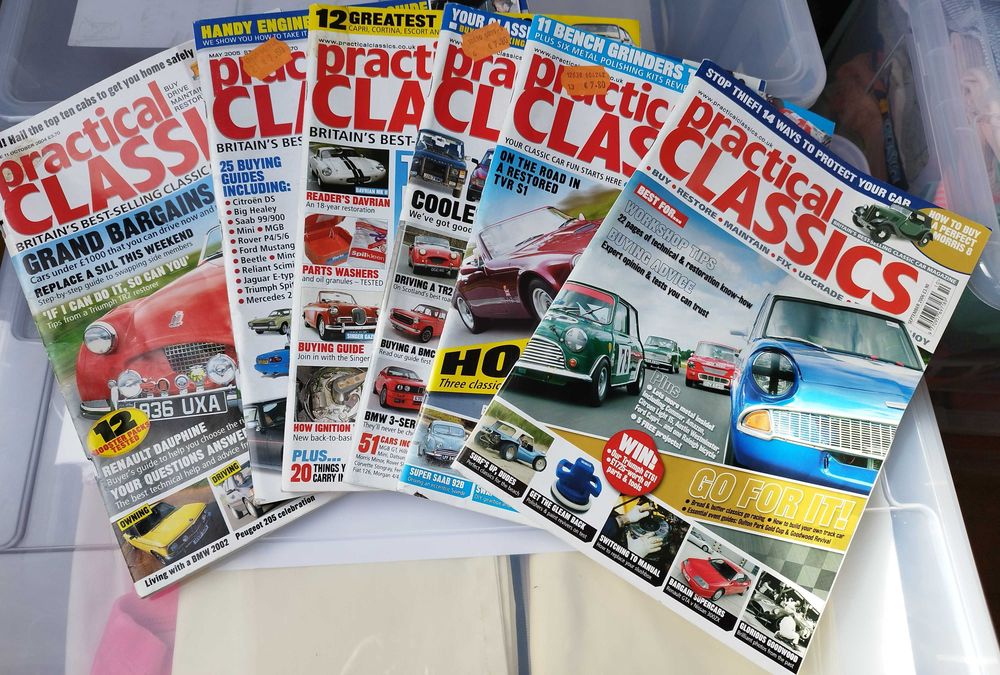 Revistas de automóveis antigos e clássicos, publicadas nos anos 90 ...
