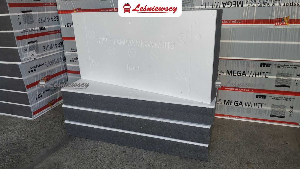 Styropian Swisspor-LAMBDA MEGA WHITE 0,031 grafit twardy 15,20,25cm Kowalew • OLX.pl