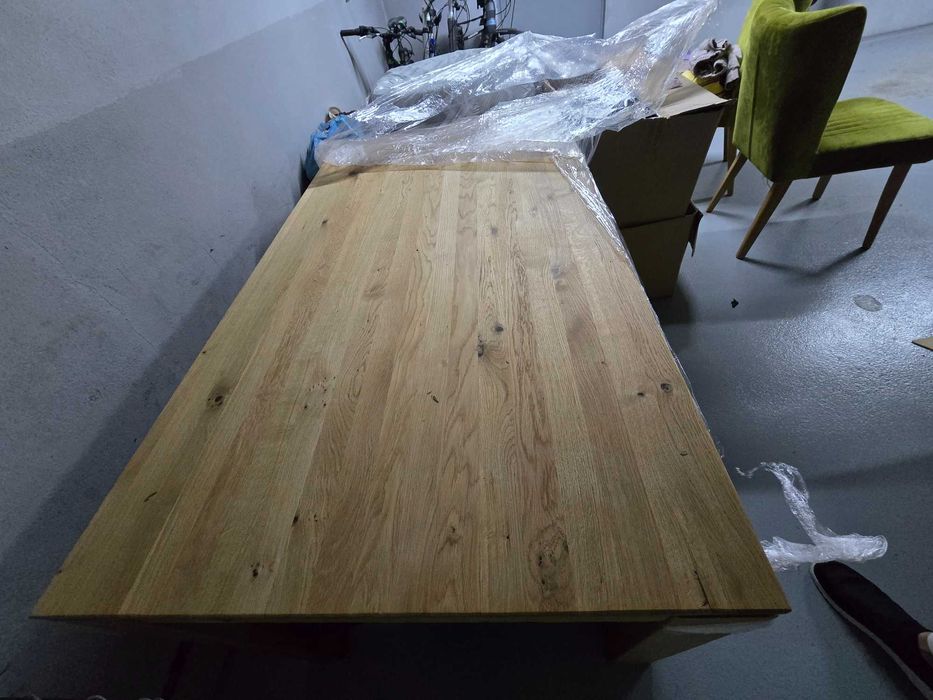 Stół dębowy klasyczny 02 A rozkładany (160x90 (Blat 2cm) Woodica Warszawa Wilanów • OLX.pl