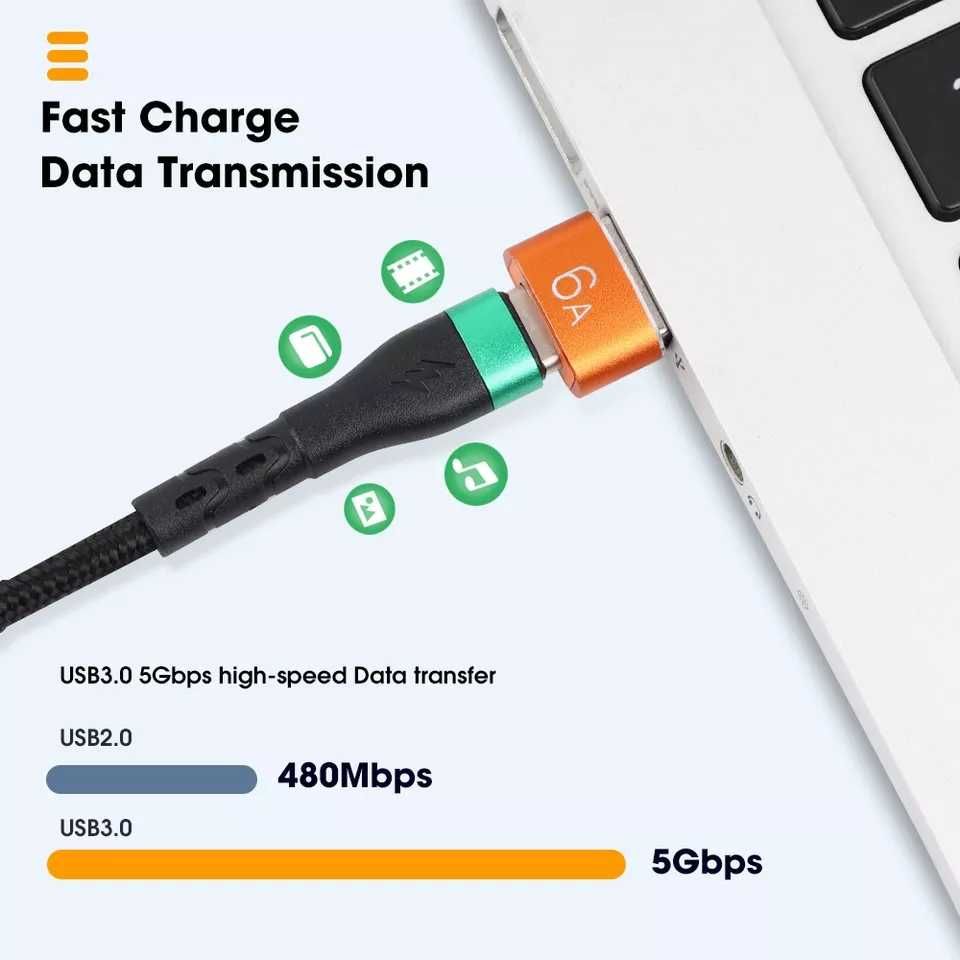Перехідник type C на USB для зарядки iPhone та Apple watch через: 45 ...