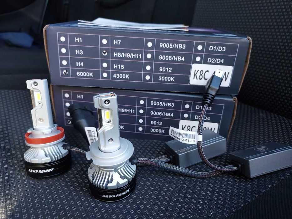 Автолампи LED Dawnknight K8C, K7C, K5C mini, F40B 6000k. Ціна за пару ...