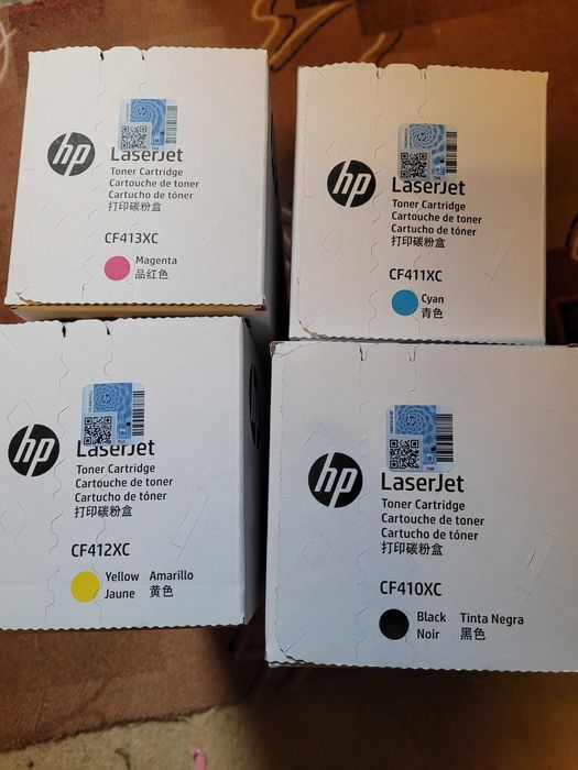 Komplet tonerów HP 410XC CF410XC,CF411XC,CF412XC,CF413XC Rzeszów • OLX.pl