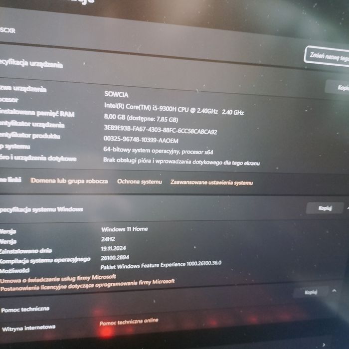Laptop MSI GF75 Thin 9SCXR 144hz Bodzanów • OLX.pl