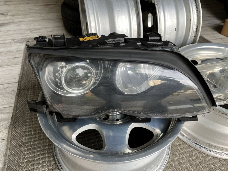 Reflektor lampa przednia prawa xenon polift e46 bmw Międzychód • OLX.pl