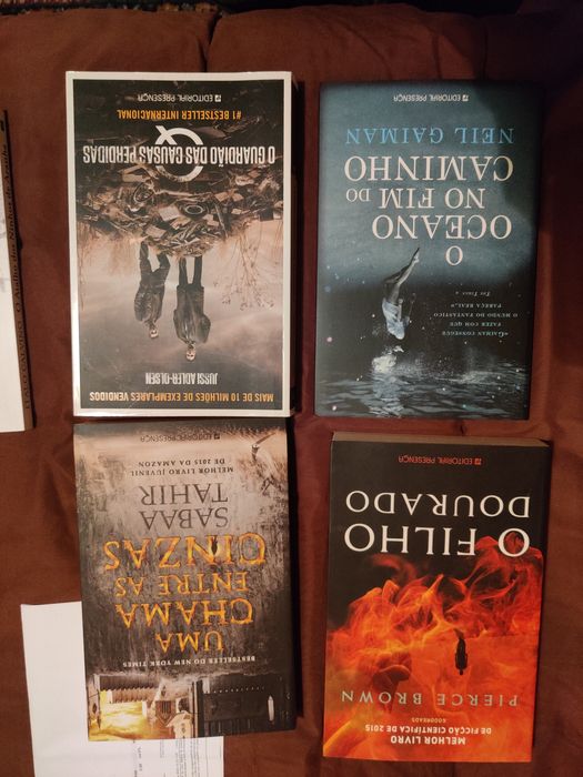 Pierce brown, neil gaiman, Adler-Olsen, Sabaa Tahir, Ian Caldwell ...