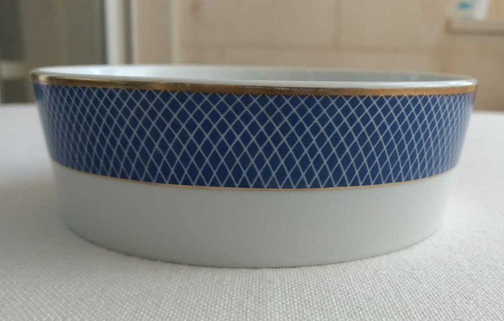 Taça Block SPAL Portugal "Blue Skies" 1980 diâmetro=15 cm - IMPECÁVEL ...