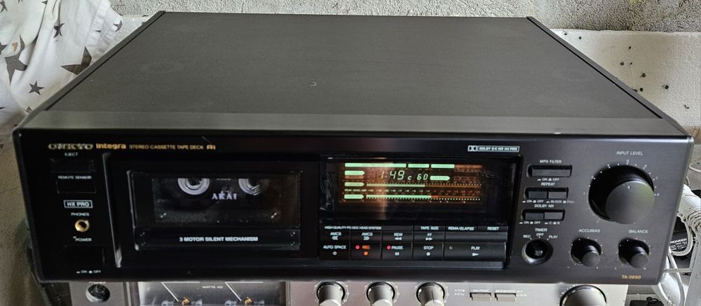 ONKYO Integra TA-2850 HIGH-END magnetofon kasetowy z 1991 okazja Słupsk • OLX.pl