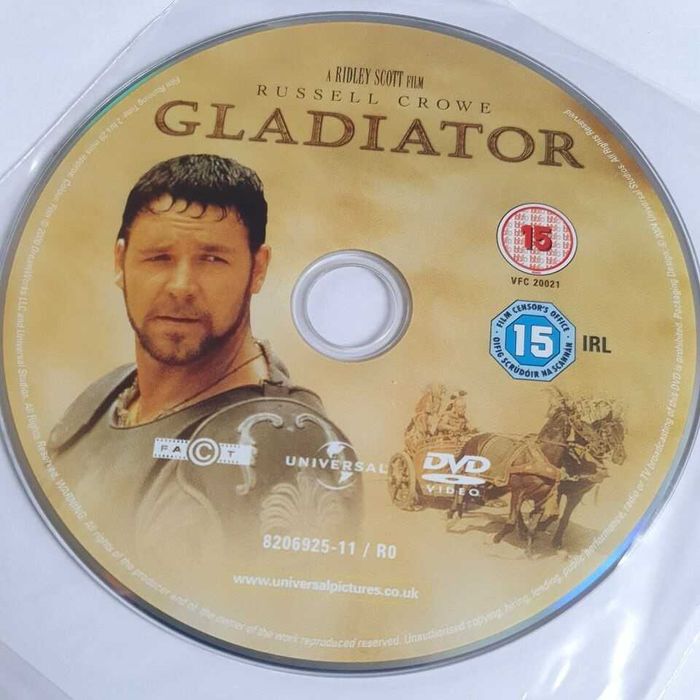 Gladiator (2000) DVD Russell Crowe somente disco Odivelas • OLX.pt