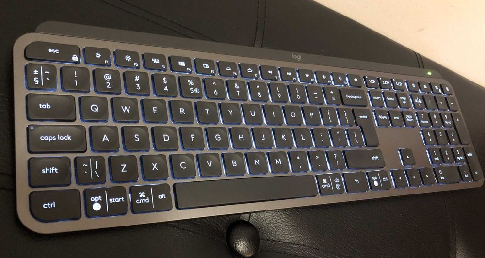 Teclado Logitech MX Keys Retroiluminado Bluetooth+Wireless c/Bateria ...